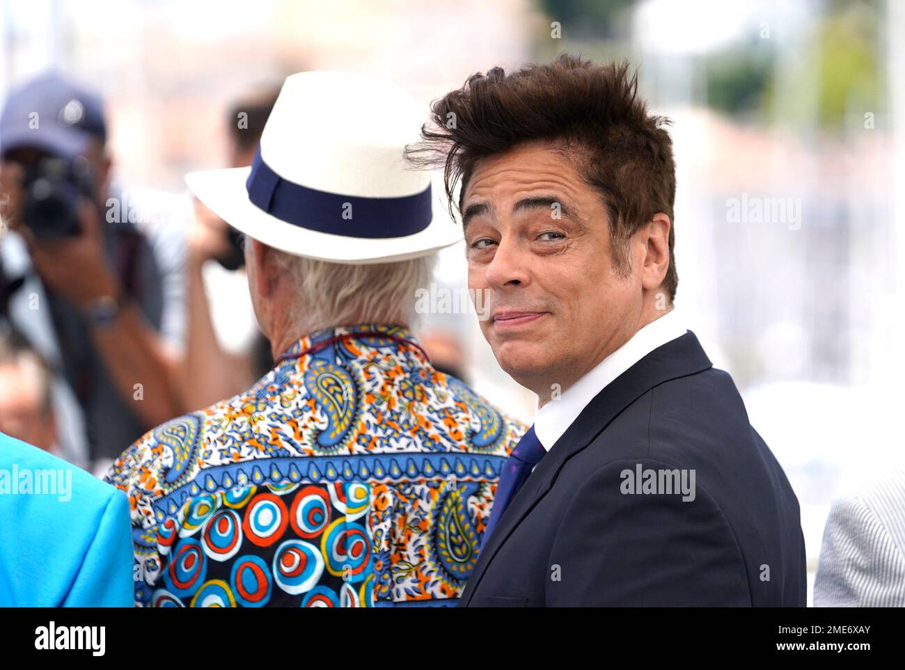 Benicio Del Toro poses for photographers at the photo call for the film ...