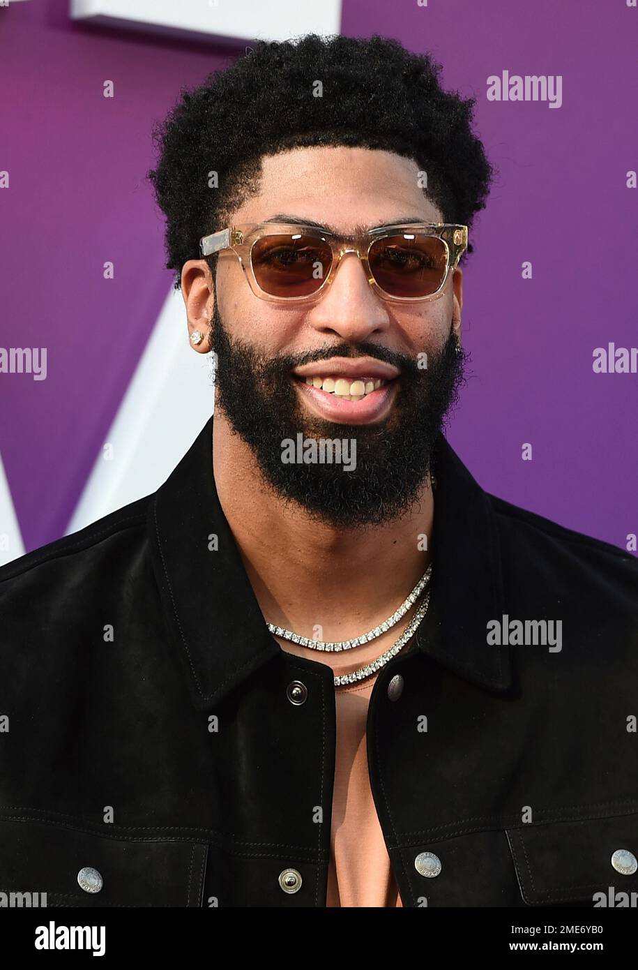 Professional NBA basketball player Anthony Davis, of the Los Angeles ...
