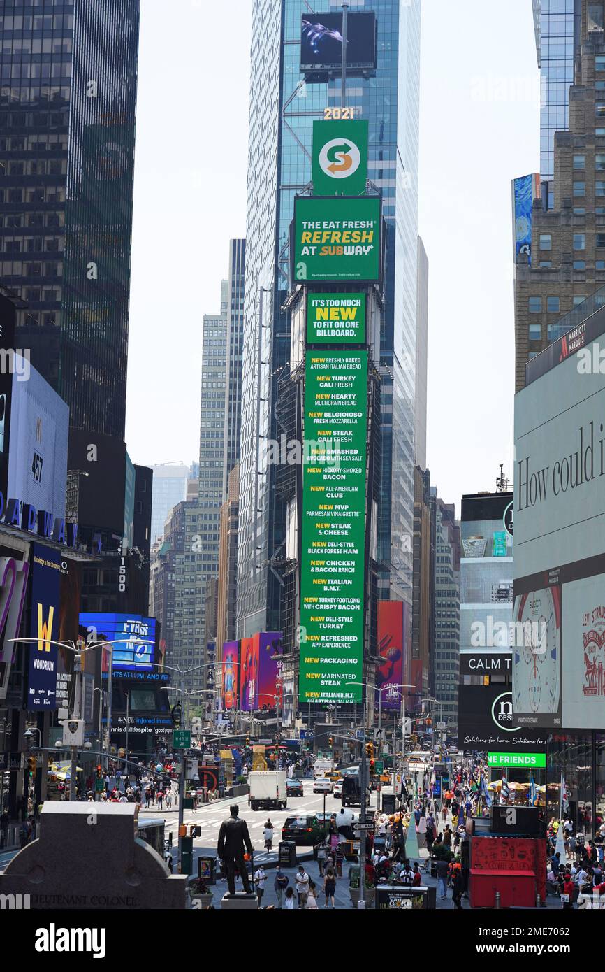IMAGE DISTRIBUTED FOR SUBWAY - Subway unveils the longest ad ever in ...