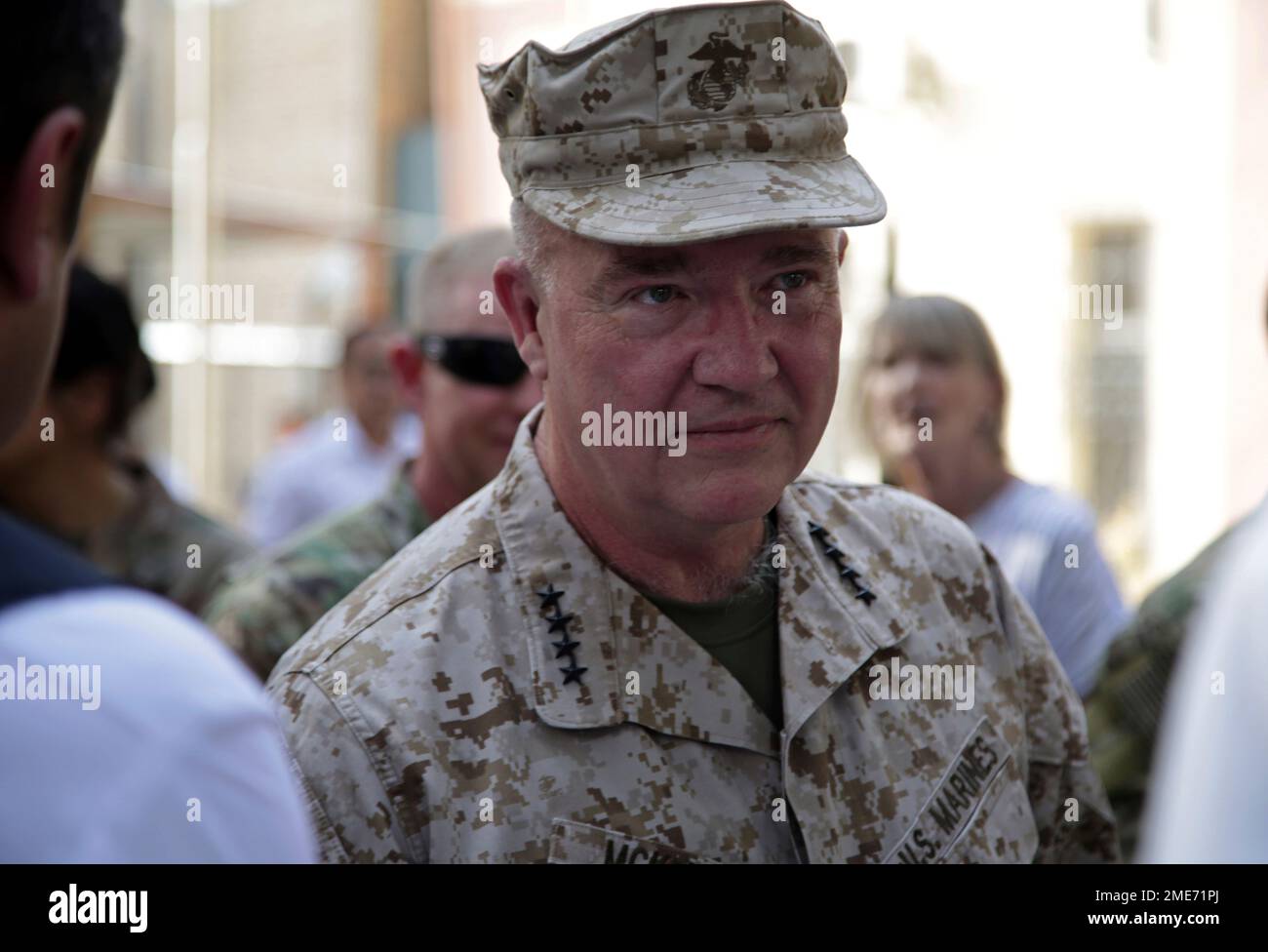 Marine Gen. Frank McKenzie, the head of U.S. Central Command, attends ...