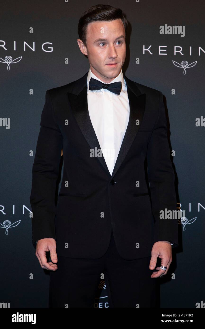 Matthew Postlethwaite poses for photographers upon arrival at the ...