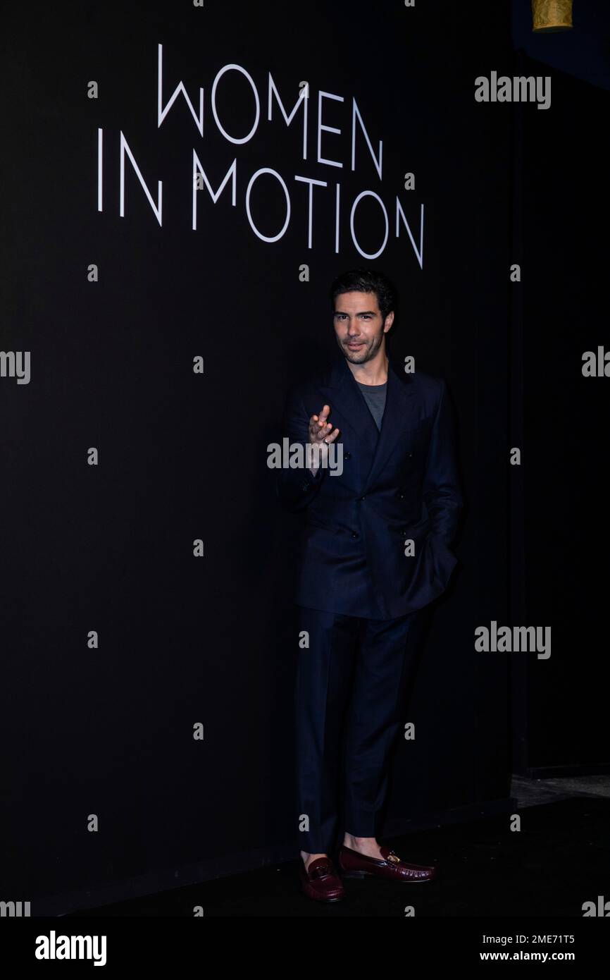 Tahar Rahim poses for photographers upon arrival at the Kering Women In ...