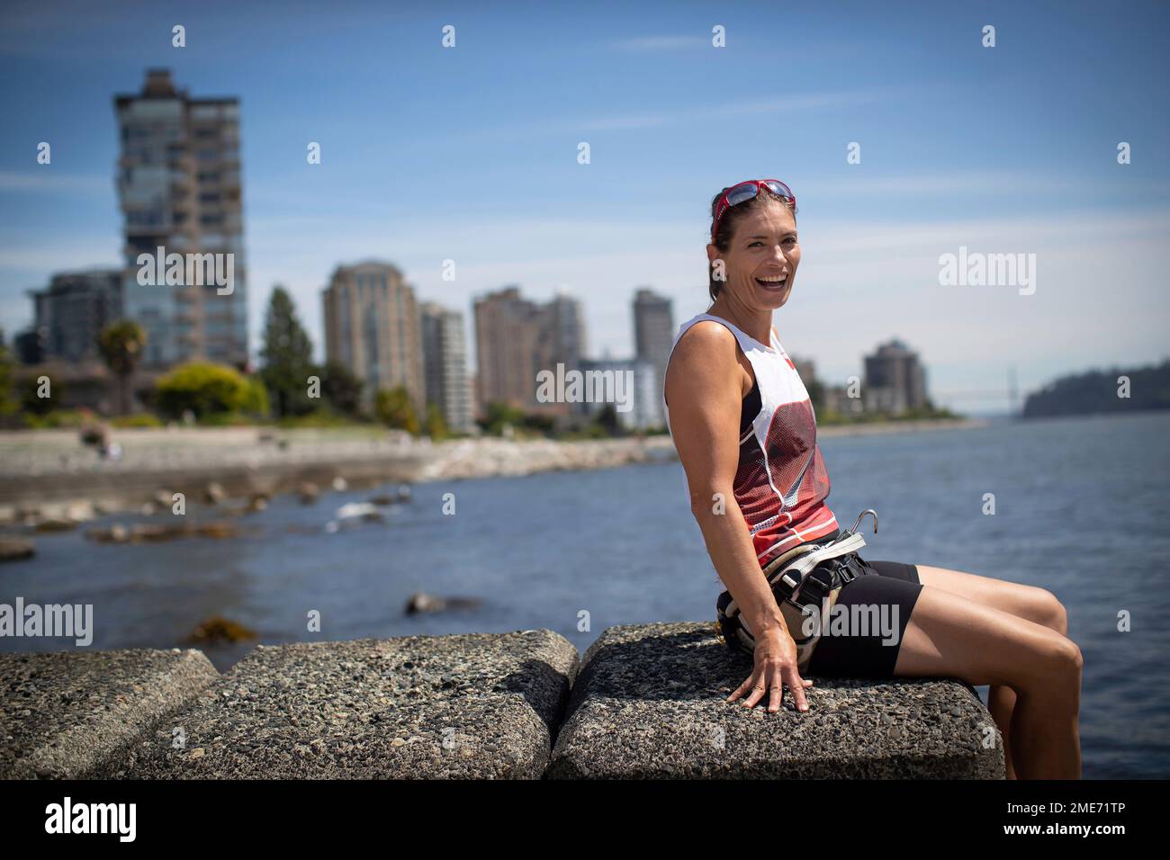 Four-time Olympian Nikola Girke, who will be competing in windsurfing ...