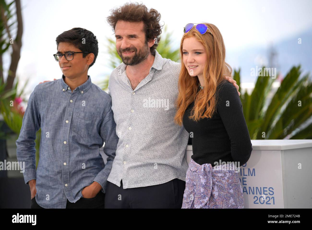 Vipulan Puvaneswaran, from left, director Cyril Dion, and Bella Lack ...