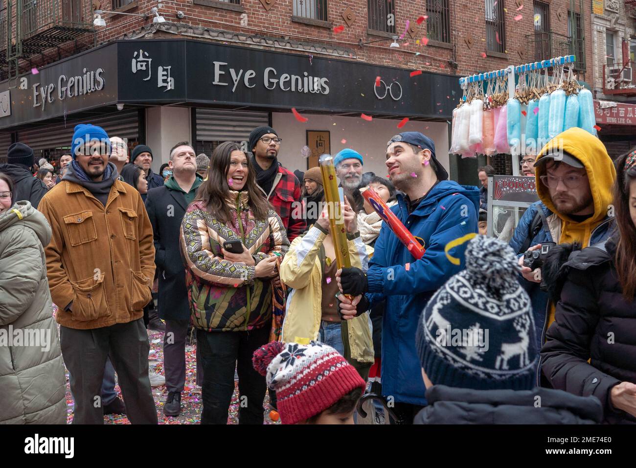 New York, New York, USA. 22nd Jan, 2023. (NEW) Chinatown Lunar New Year ...