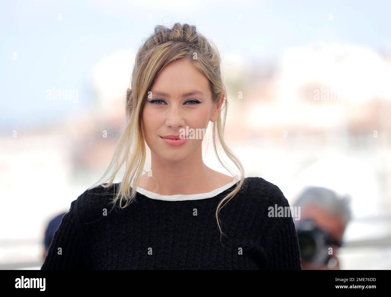 Dylan Penn poses for photographers at the photo call for the film 'Flag ...