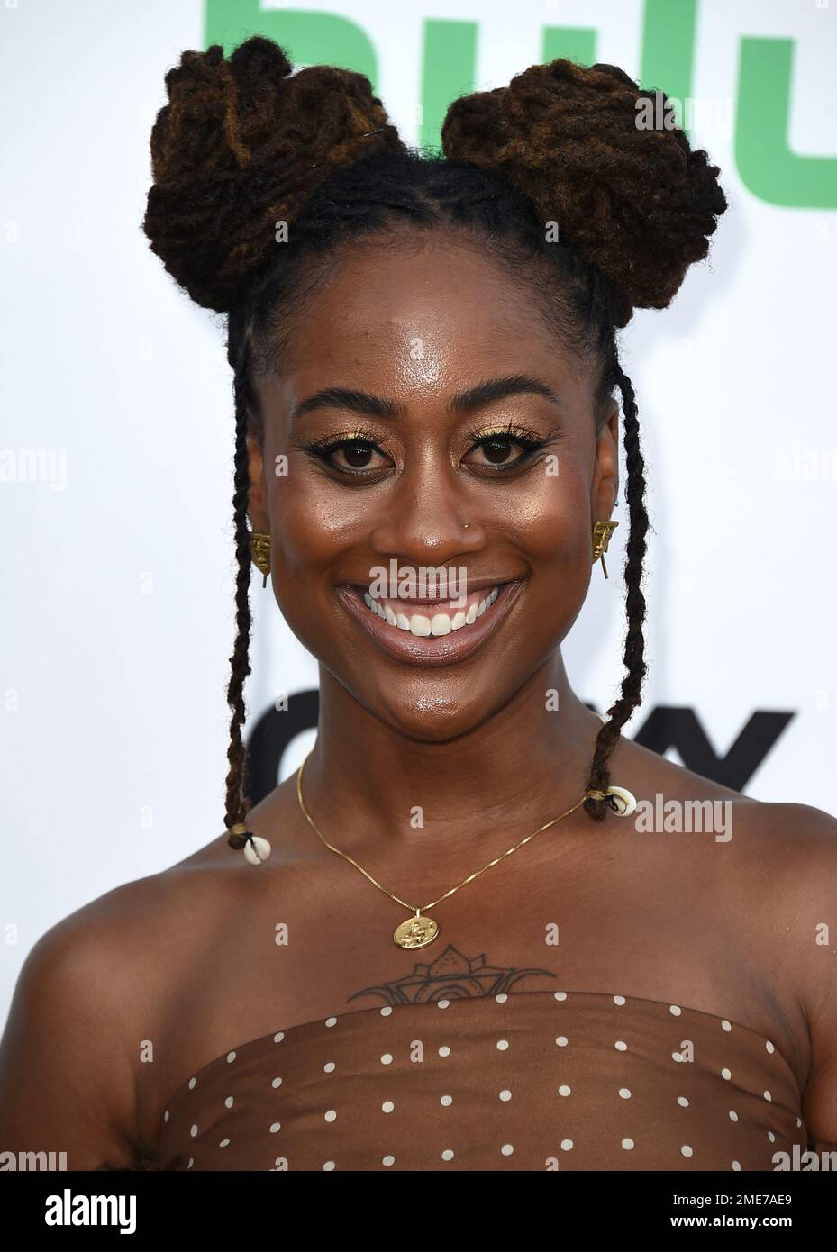 Zuri Adele arrives at the Los Angeles premiere of "Summer of Soul" at ...