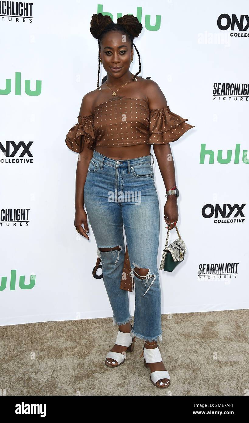 Zuri Adele arrives at the Los Angeles premiere of "Summer of Soul" at ...