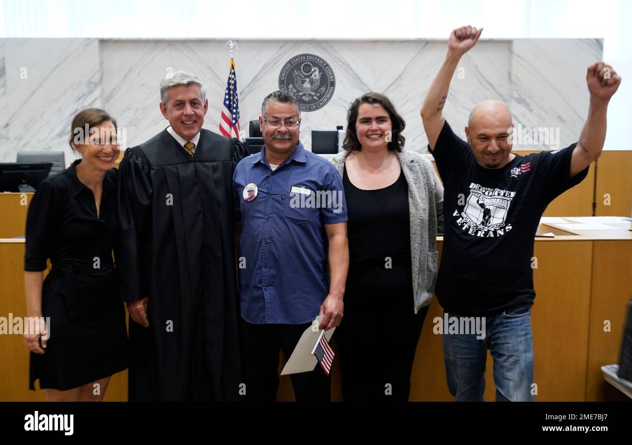 From left, Public Counsel Senior Staff Attorney Talia Inlender, Judge ...
