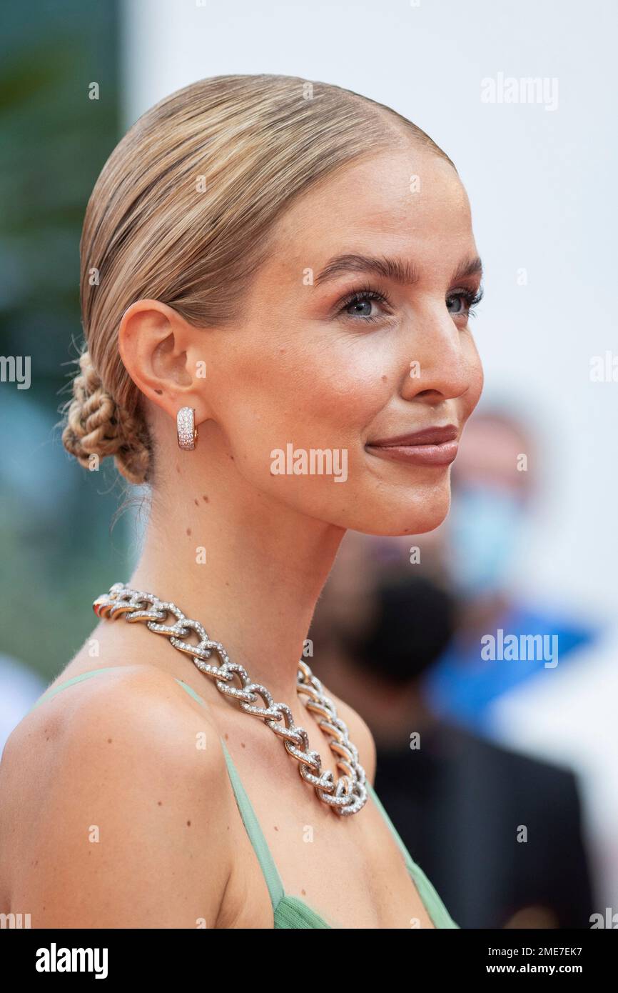 Leonie Hanne poses for photographers upon arrival at the premiere of ...