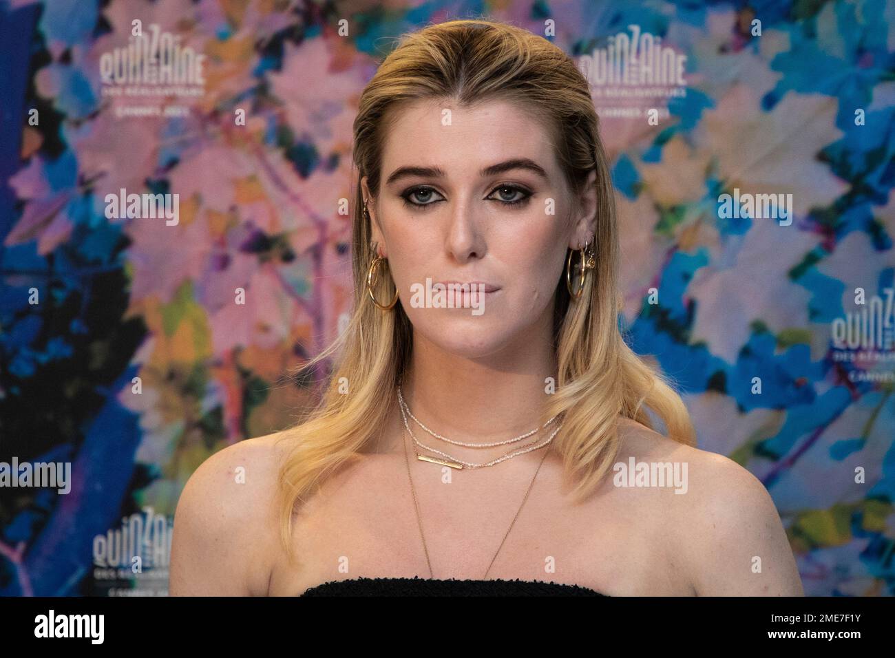 Honor Swinton Byrne poses for photographers at the photo call for the ...