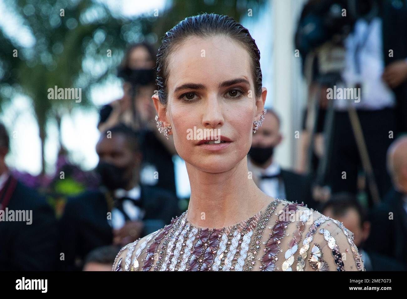 Naama Preis poses for photographers upon arrival at the premiere of the film 'Stillwater' at the ...