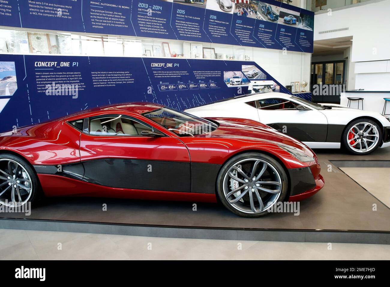 Rimac Automobili made electric supercars Concept One and Concept are ...