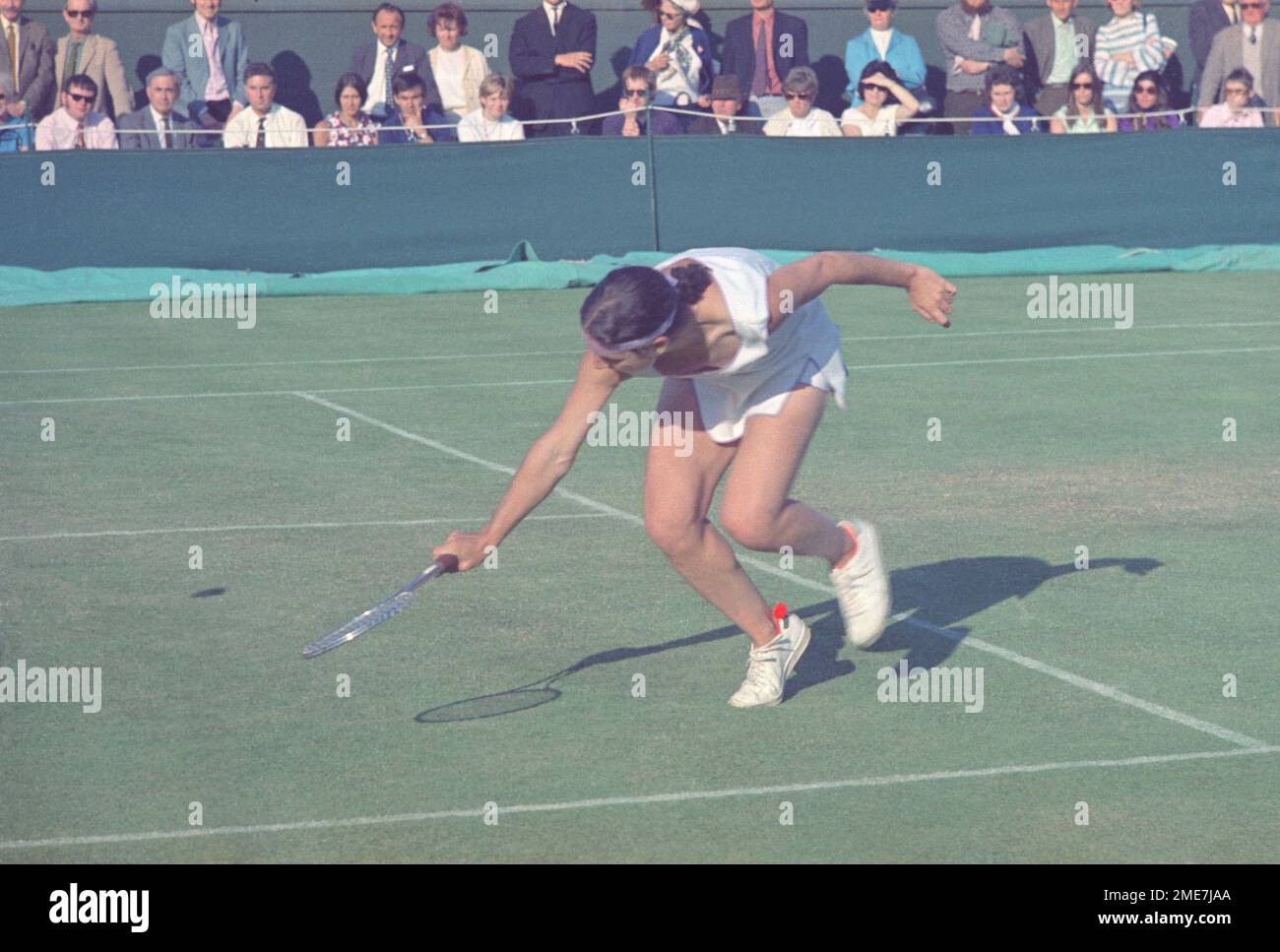 Julie Heldman of the U.S. is shown at Wimbledon, July 1971. (AP Photo ...