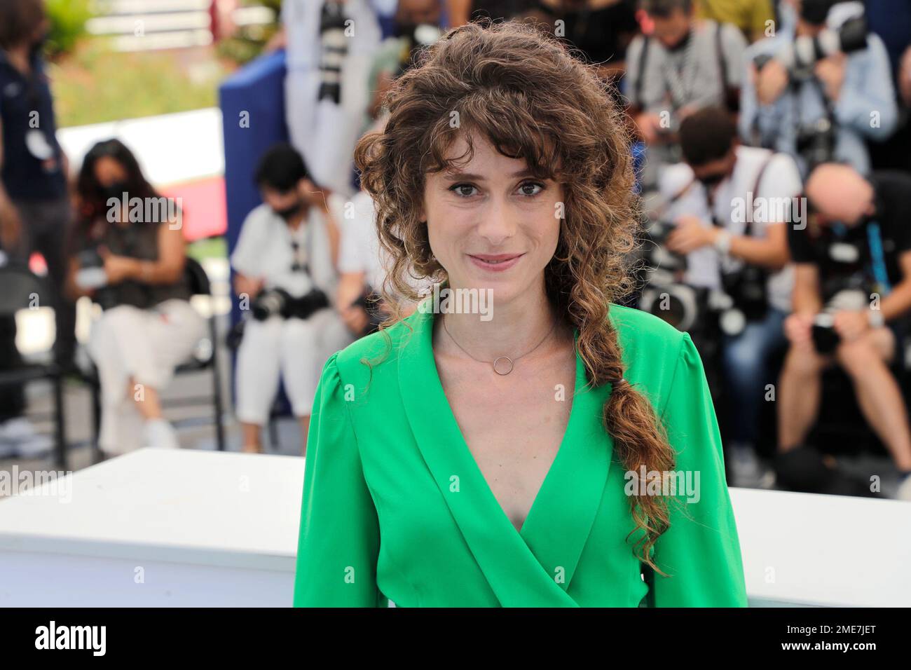 Director Laura Wandel poses for photographers at the photo call for the ...
