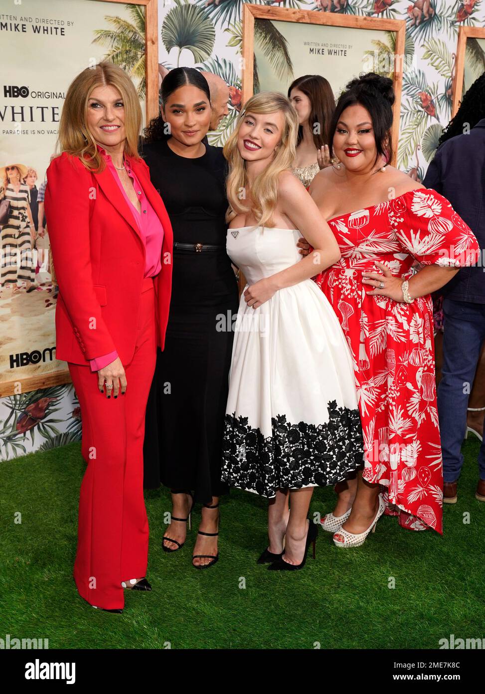 From left, Connie Britton, Brittany O'Grady, Sydney Sweeney and Jolene ...