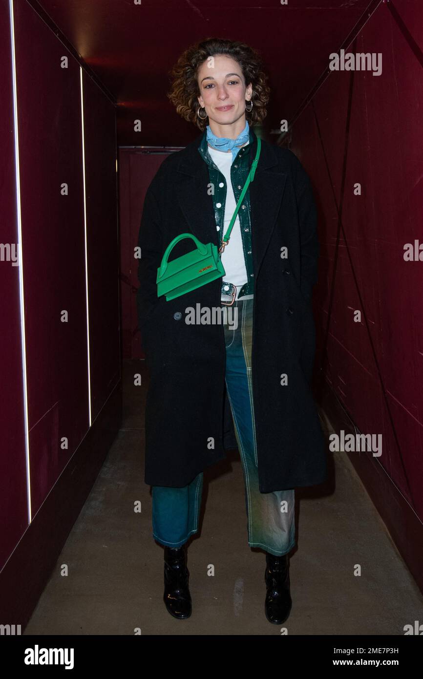 Olivia Courbis attending the Chmps Parisse Haute Couture Spring Summer ...