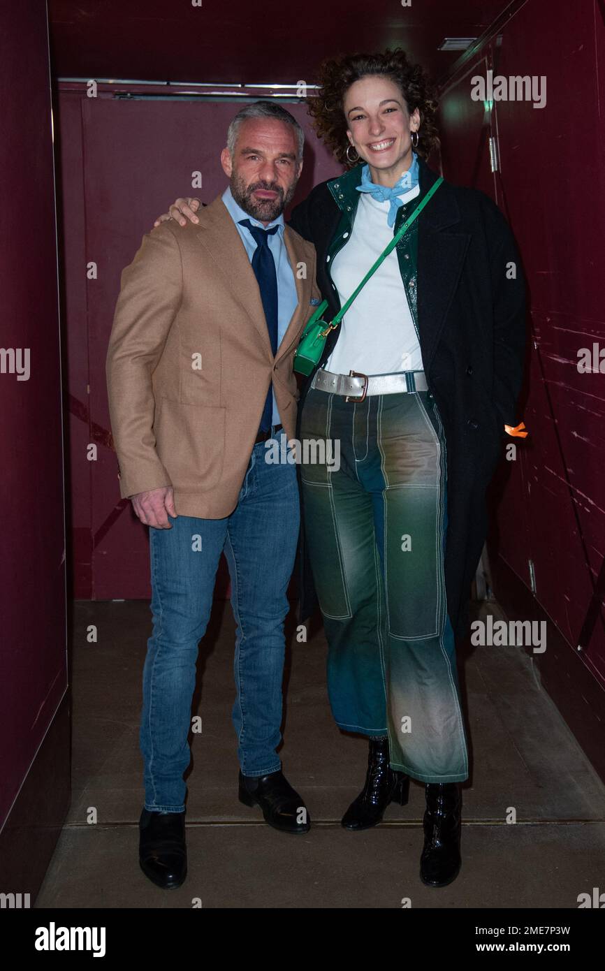 Philippe Bas and Olivia Courbis attending the Chmps Parisse Haute ...