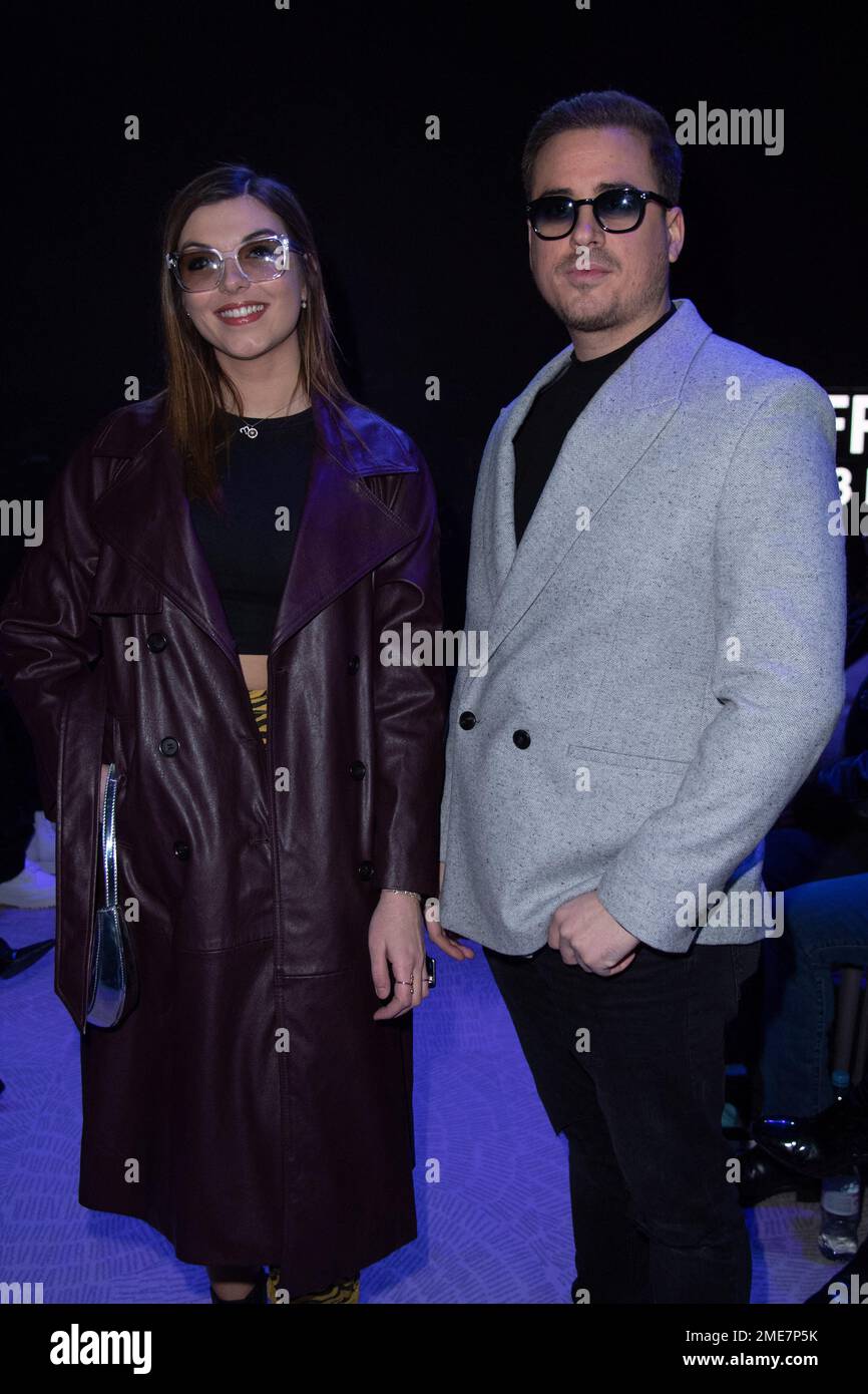 Alice Totino and Andreas Kastros attending the Chmps Parisse Haute ...