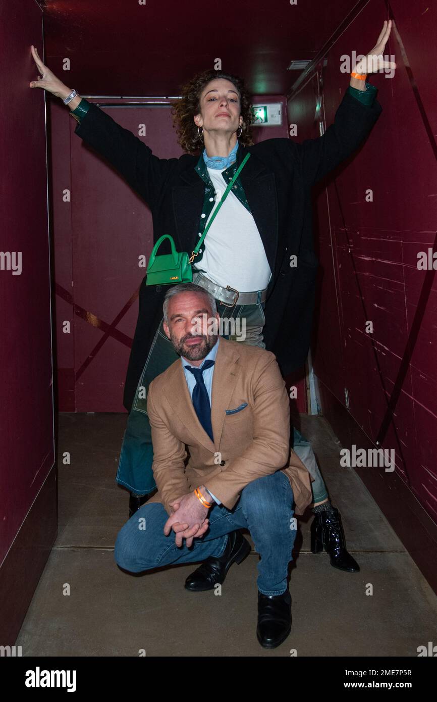 Philippe Bas and Olivia Courbis attending the Chmps Parisse Haute ...