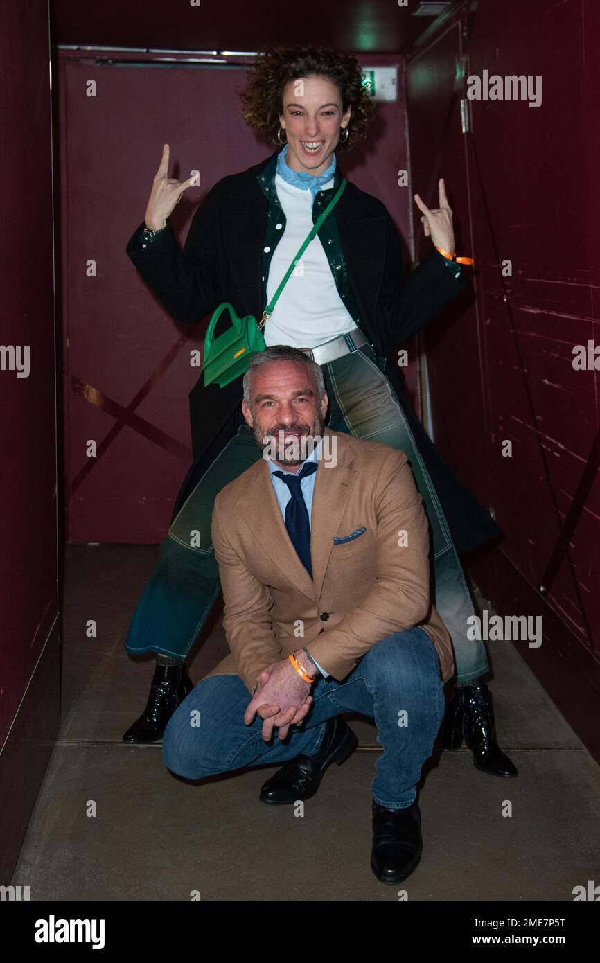 Philippe Bas and Olivia Courbis attending the Chmps Parisse Haute ...