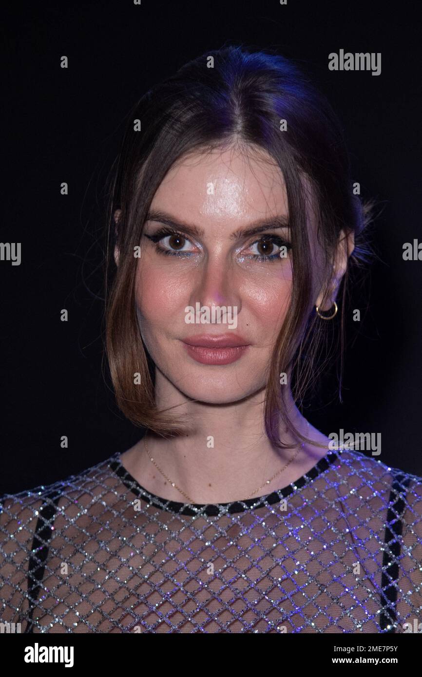 Alexandra Zimny attending the Chmps Parisse Haute Couture Spring Summer ...