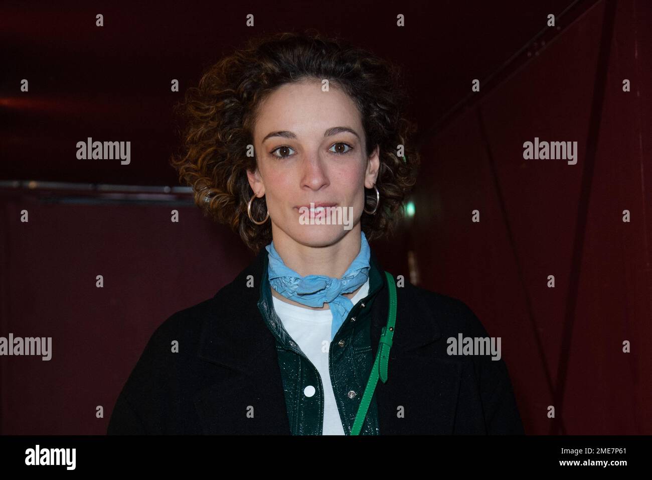 Olivia Courbis attending the Chmps Parisse Haute Couture Spring Summer ...