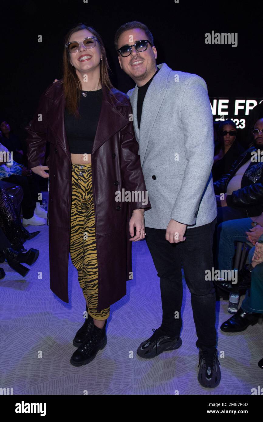 Alice Totino and Andreas Kastros attending the Chmps Parisse Haute ...
