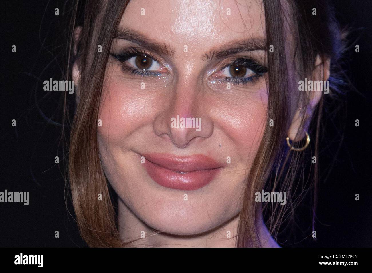 Alexandra Zimny attending the Chmps Parisse Haute Couture Spring Summer ...