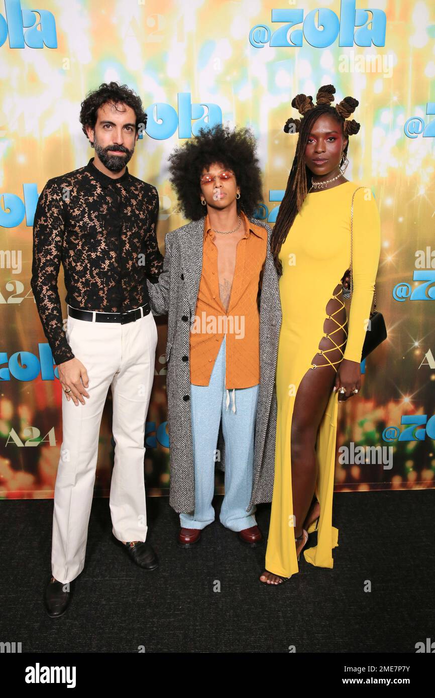 Arvand Khosravi, Janaya Future Khan and Jodie Turner-Smith seen at Los ...