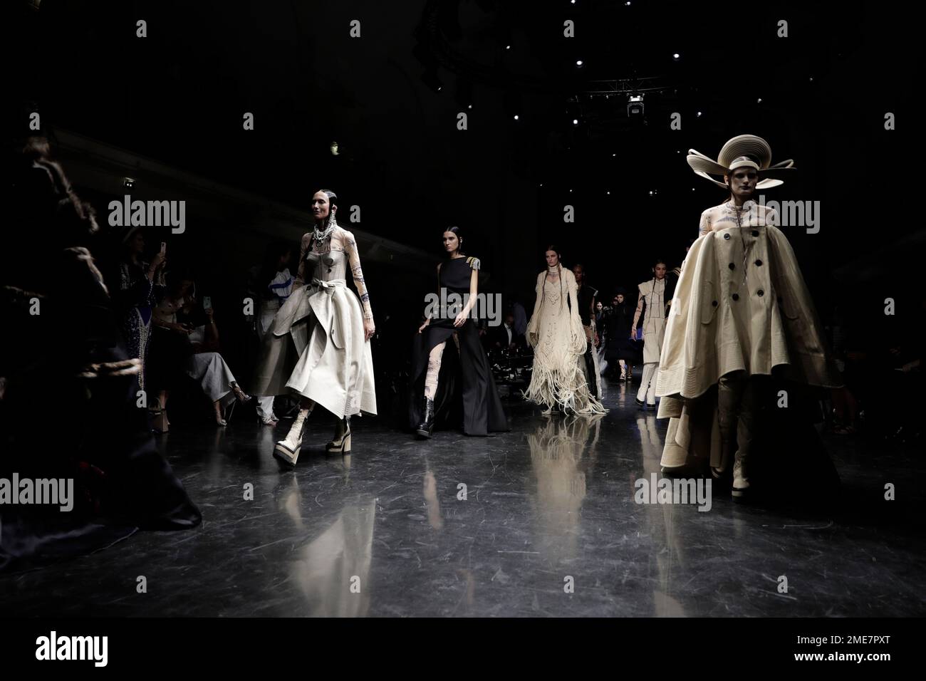 Models wear creation for Jean Paul Gaultier's Haute Couture Fall-Winter ...