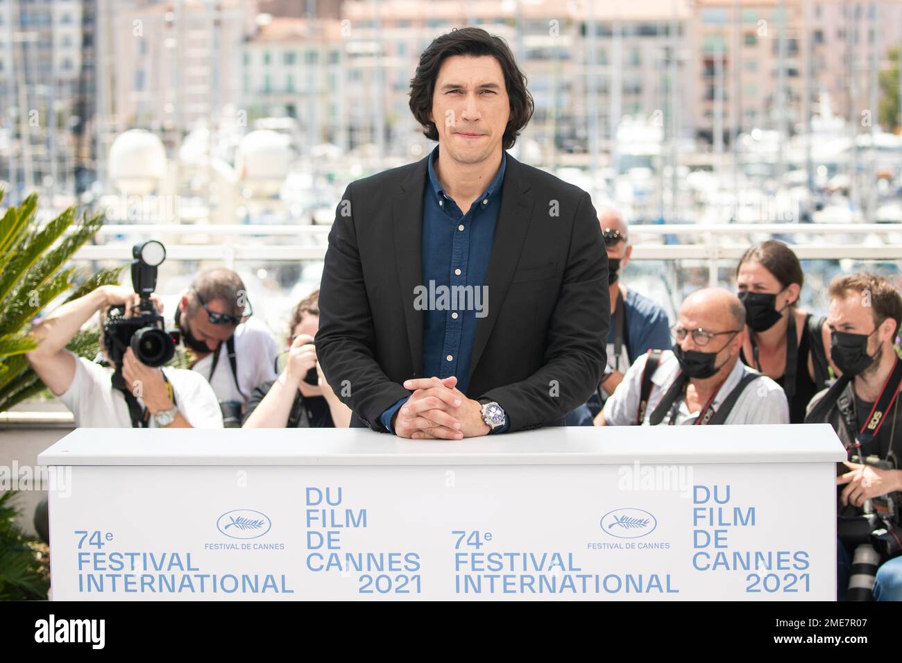 Adam Driver poses for photographers at the photo call for the film ...