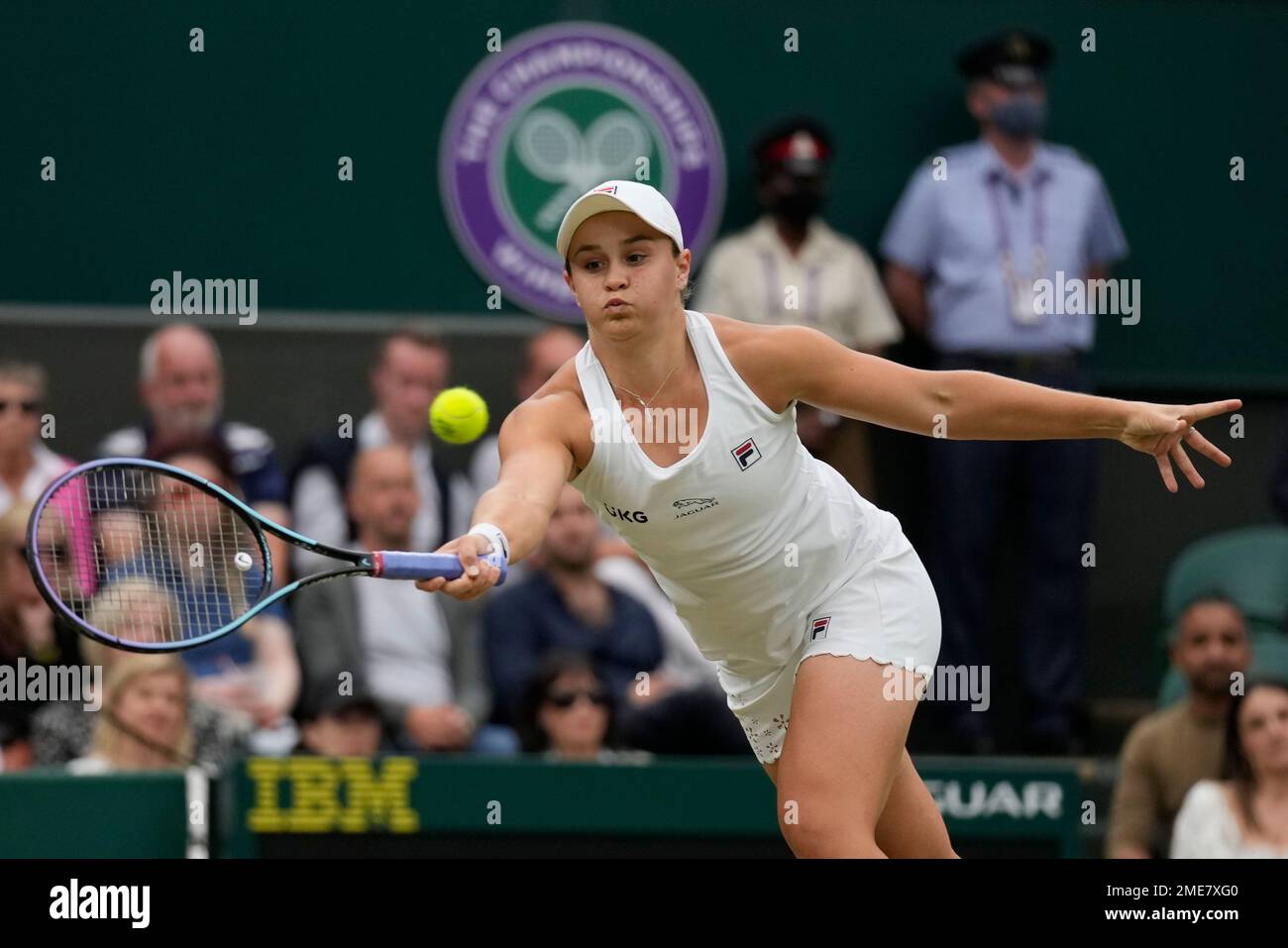 Australias Ashleigh Barty Plays A Return To Compatriot Ajla