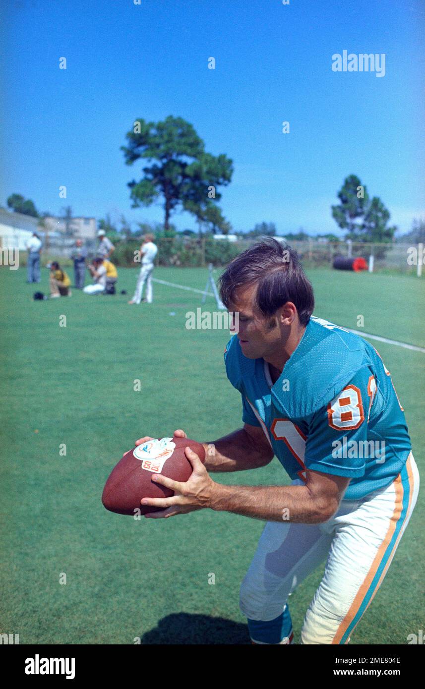 Miami Dolphins wide receiver Howard Twilley (81) is shown in 1971. (AP ...