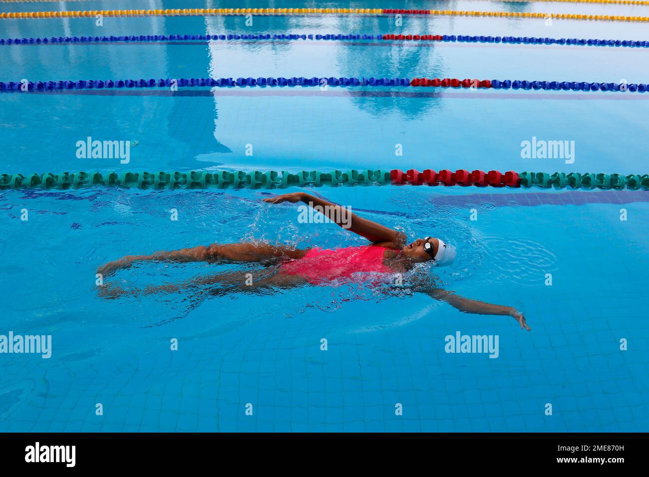 Indian swimmer Maana Patel who has qualified for the women's 100m ...