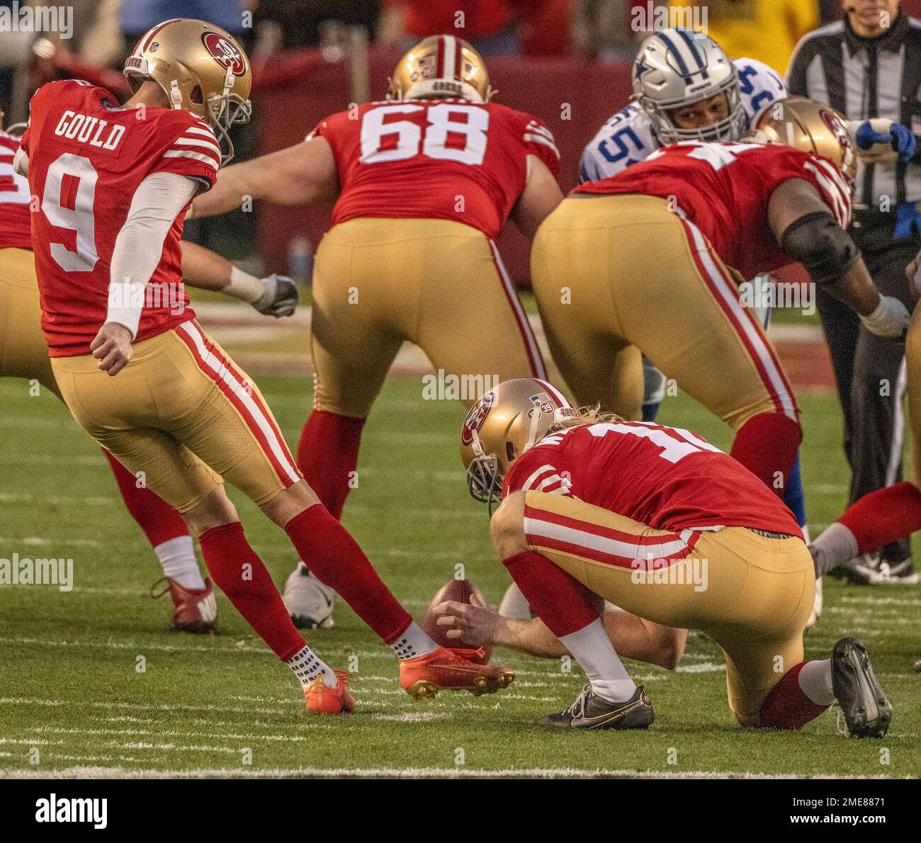 Santa Clara, California, USA. 22nd Jan, 2023. San Francisco 49ers place ...