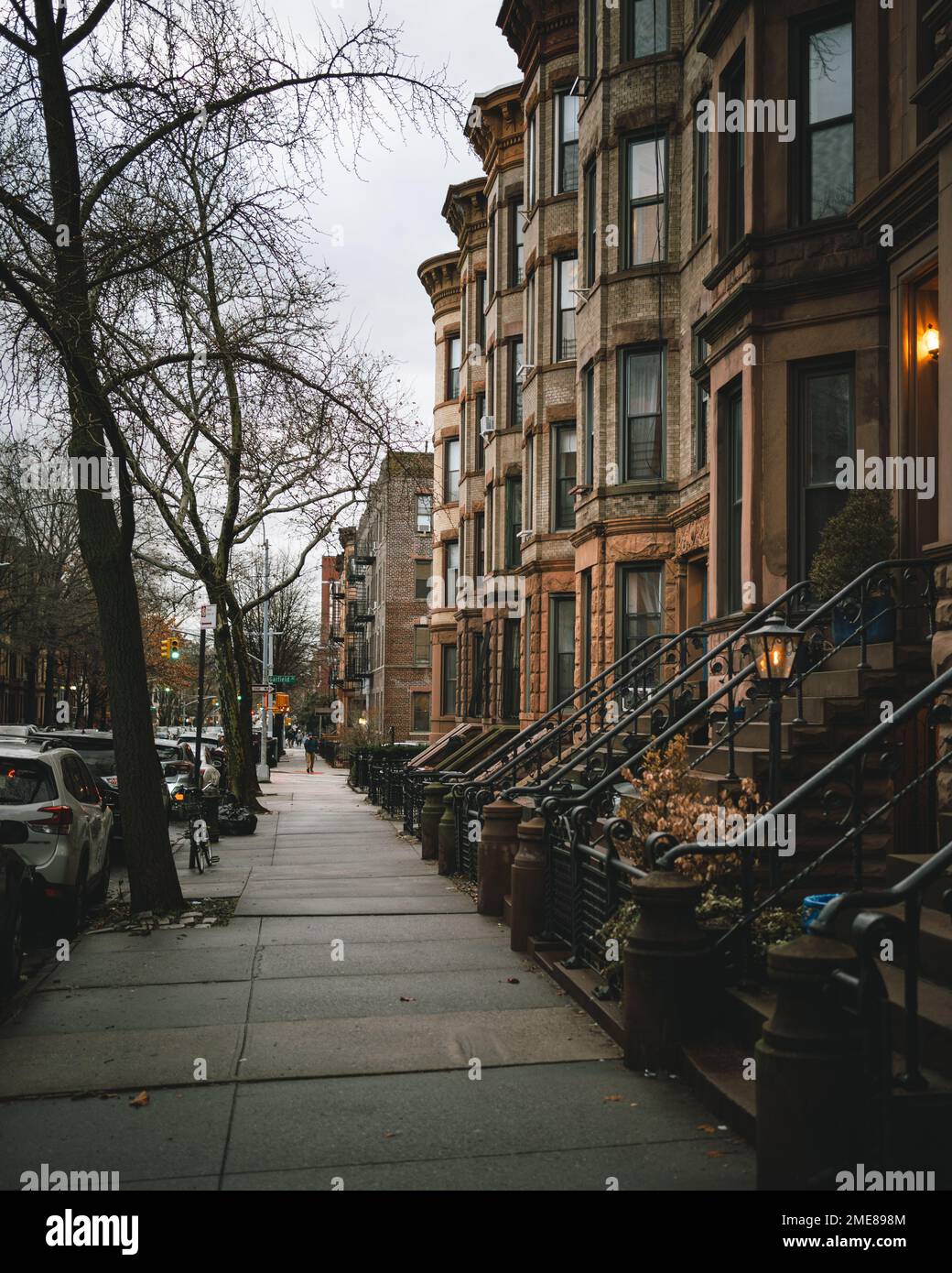 Beautiful houses in Park Slope, Brooklyn, New York Stock Photo - Alamy