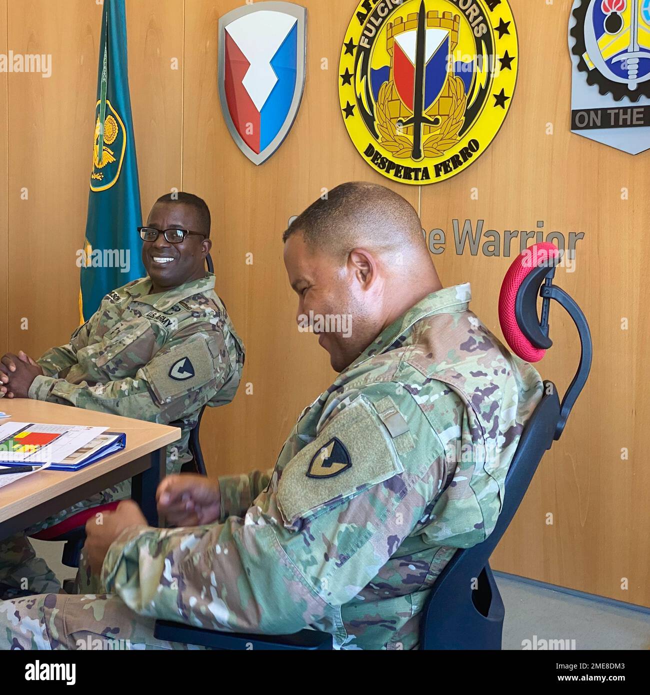 Army Lt. Col. Brian Astwood, the commander of Army Field Support ...