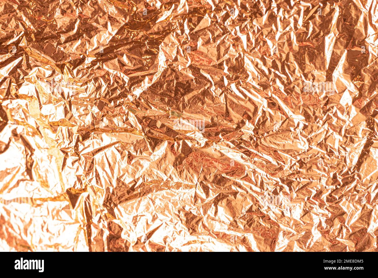 Silver crumpled foil metallic luster holographic effect Stock Photo - Alamy