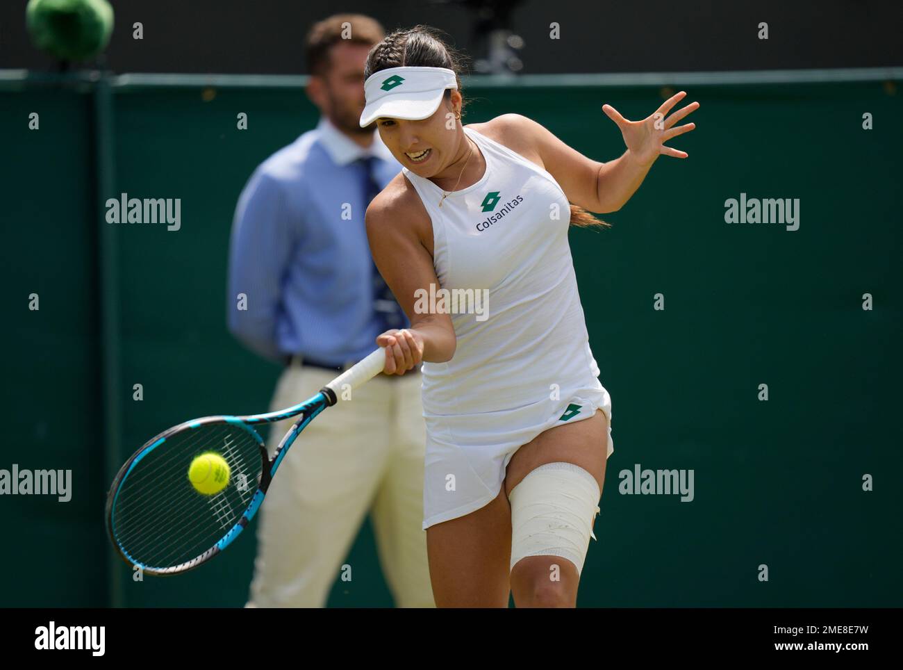 Colombia's Maria Camila Osorio Serrano plays a return to Belarus's ...