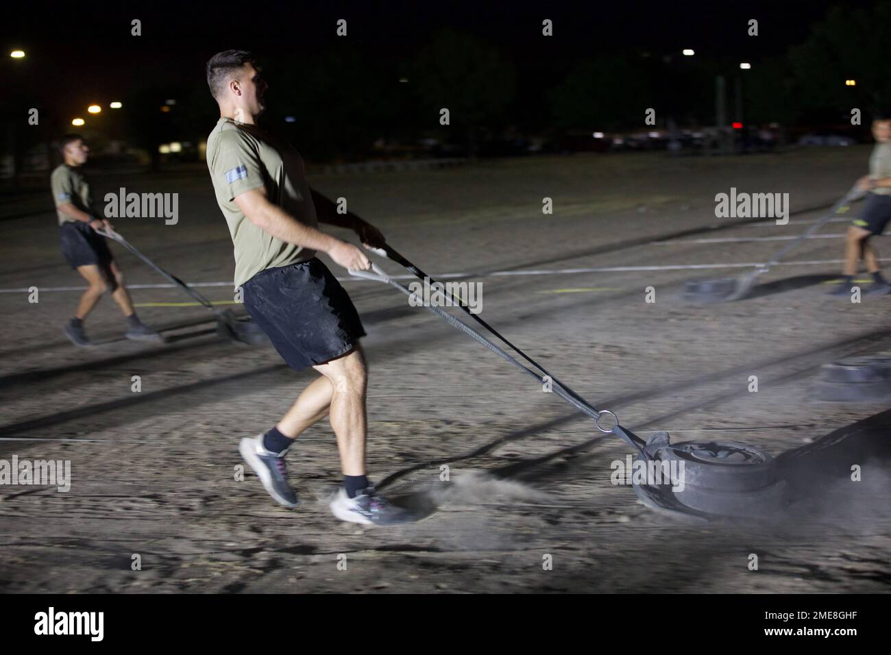 U.S. Army Staff Sgt. Devon Denmark, representing the 31st Air Defense ...