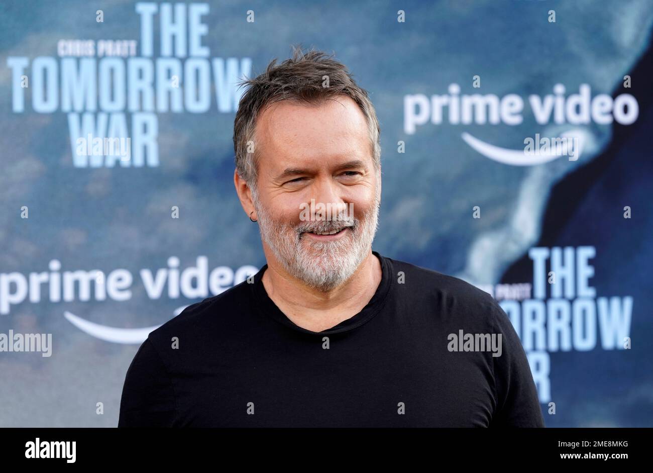 Chris McKay, director of "The Tomorrow War," poses at the Los Angeles ...