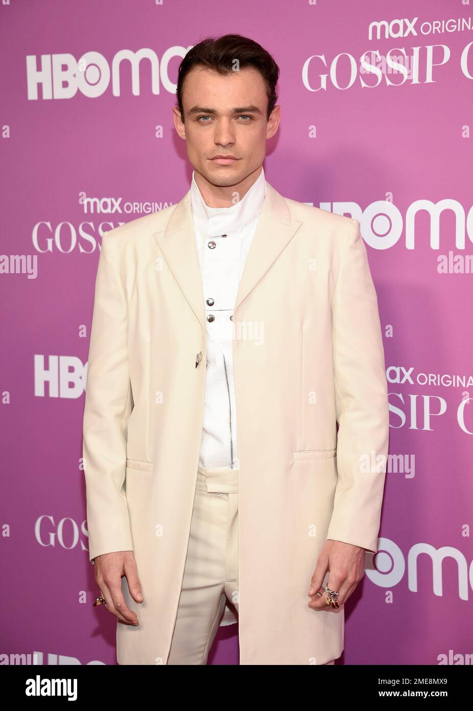 Actor Thomas Doherty attends the premiere of the new HBO Max television ...