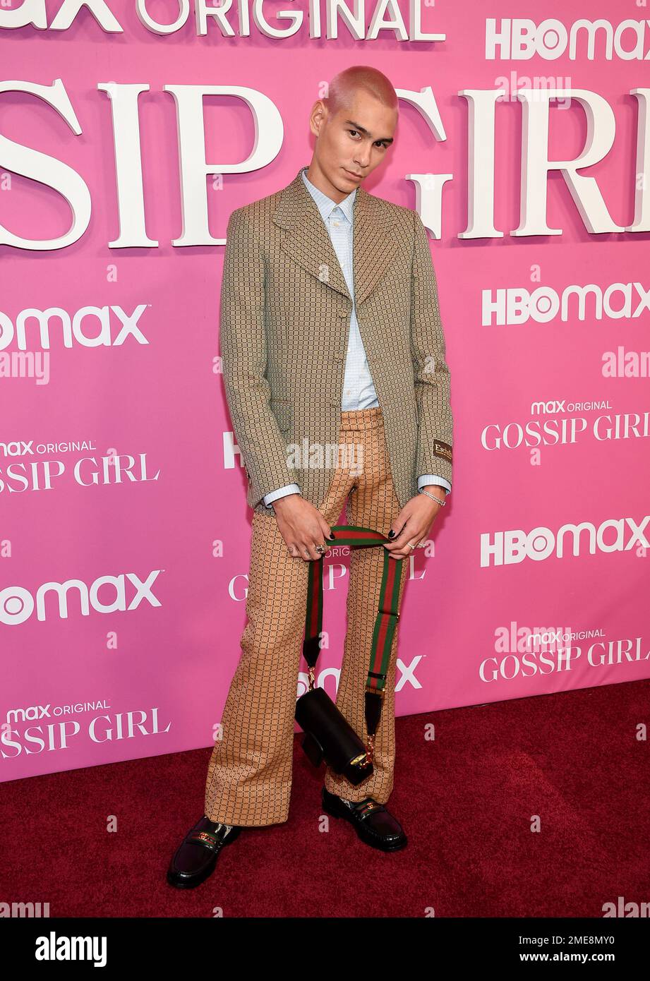 Actor Evan Mock attends the premiere of the new HBO Max television ...