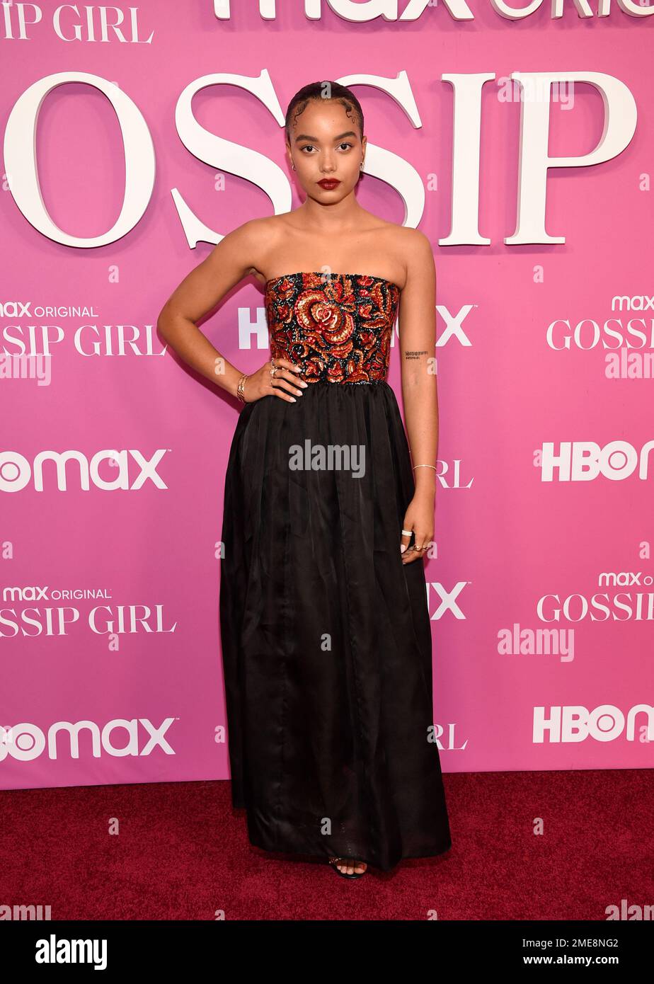 Actress Whitney Peak attends the premiere of the new HBO Max television ...