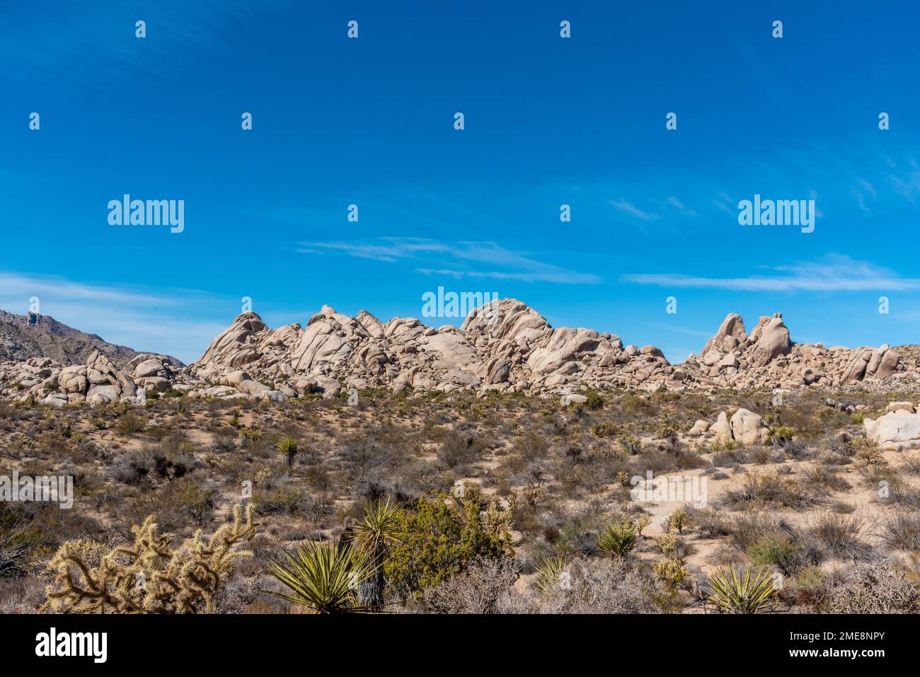 Landscape views from the Mojave Desert, California, United States of ...