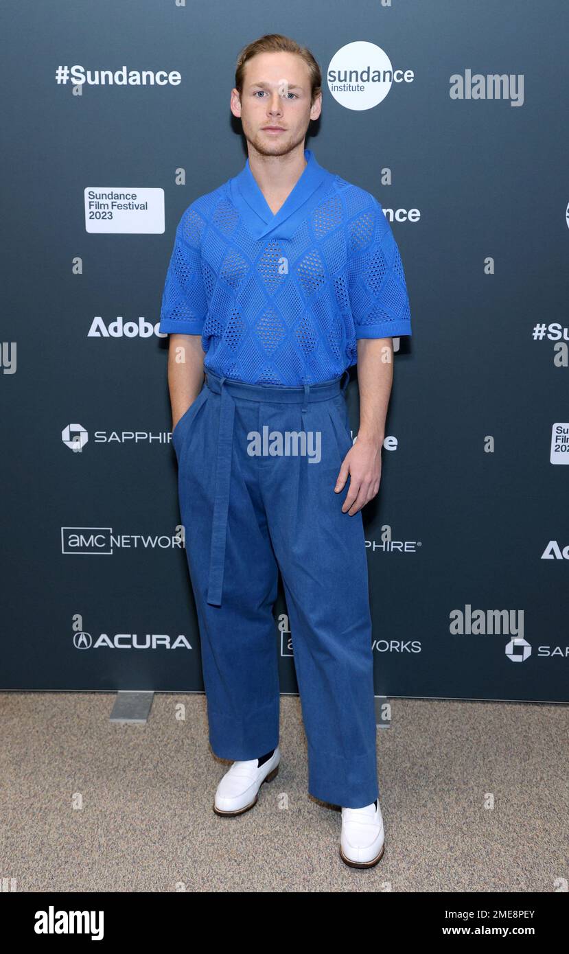 Park City, USA. 23rd Jan, 2023. Cole Doman arriving at the “Mutt ...