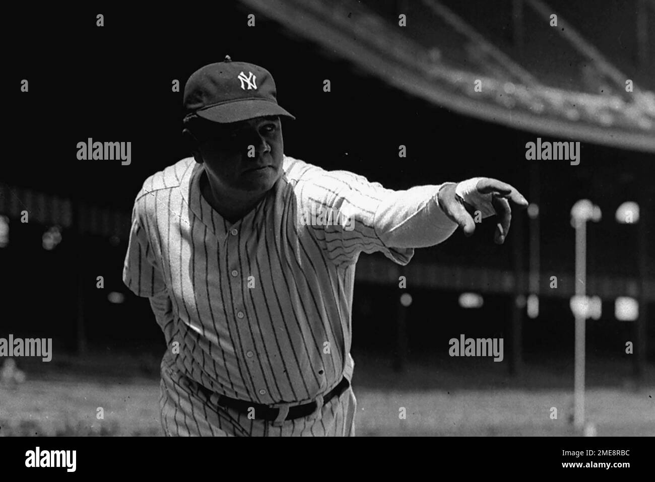FILE - New York Yankee outfielder Babe Ruth is shown in a posed ...
