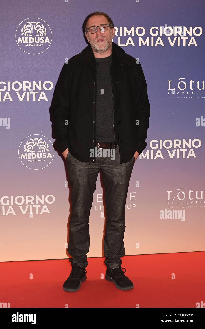 Rome, Italy. 23rd Jan, 2023. Valerio Mastrandrea attends the red carpet ...