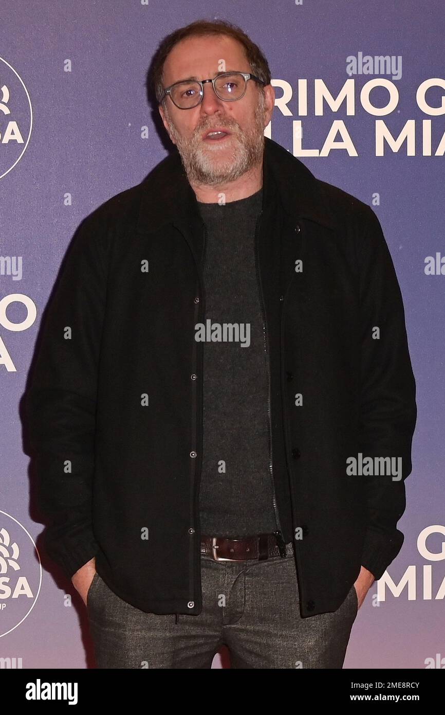 Rome, Italy. 23rd Jan, 2023. Valerio Mastrandrea attends the red carpet ...